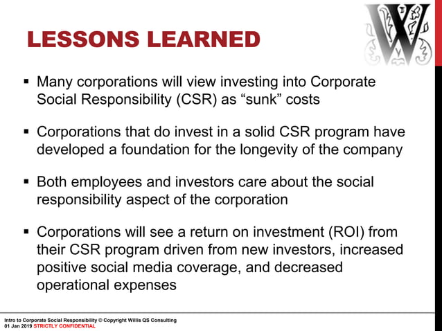 Introduction to Corporate Social Responsibility | PPTX | Business ...