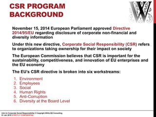 Corp. Social Responsibility - Defining Compliance | PPT