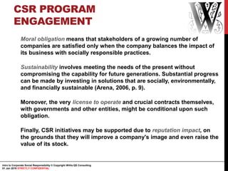 Corp. Social Responsibility - Defining Compliance | PPT