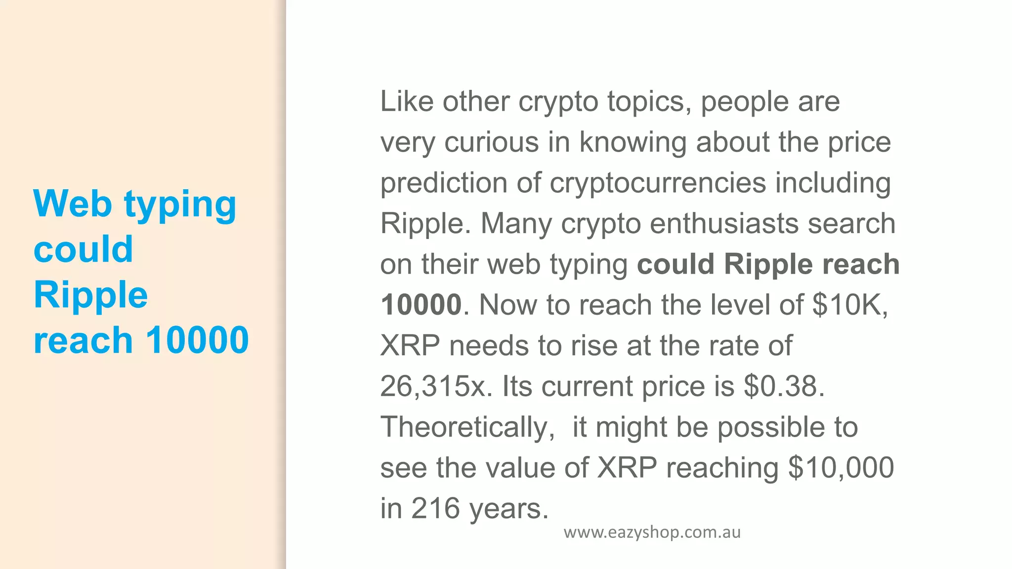Will it be possible to see XRP reaching 10K.pdf