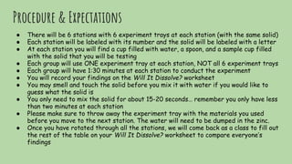 "Exploring Solubility: Will It Dissolve?" | PDF