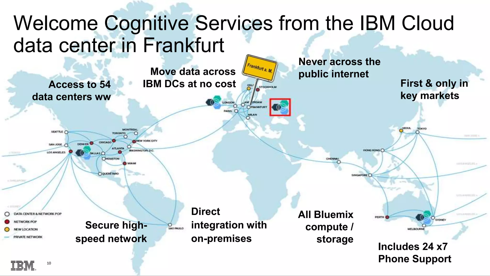 Welcome to the future - IBM Cognitive Cloud in Frankfurt | PPT