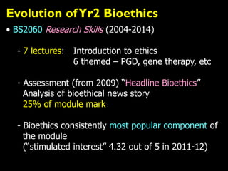 Adventures in Flipping the Teaching: A bioethical example | PDF ...