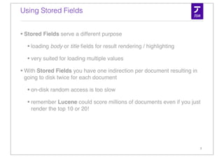 DocValues aka. Column Stride Fields in Lucene 4.0 - By Willnauer Simon | PDF
