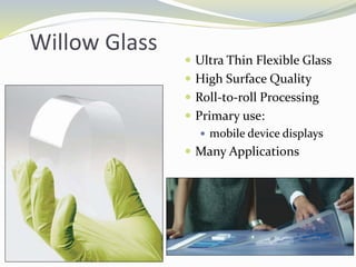 Willow glass technology strategy presentation | PDF