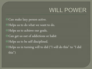 Will power | PPTX