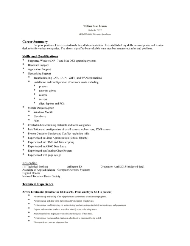 Will resume rtf | PDF