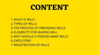 WHAT IS WILLS ? | PDF