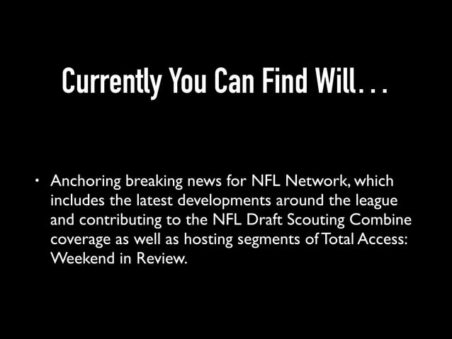 Will Selva: About | PDF