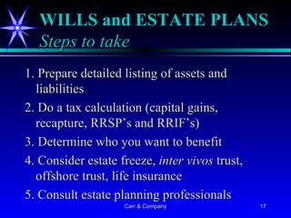 Wills Group Presentation | PPT