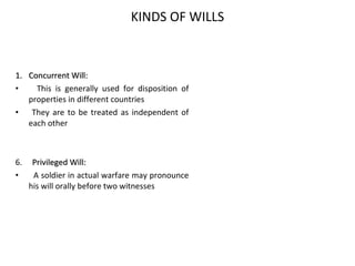Wills In The Indian Perspective | PPT