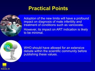 Will the new who standards for semen examination change the clinical ...