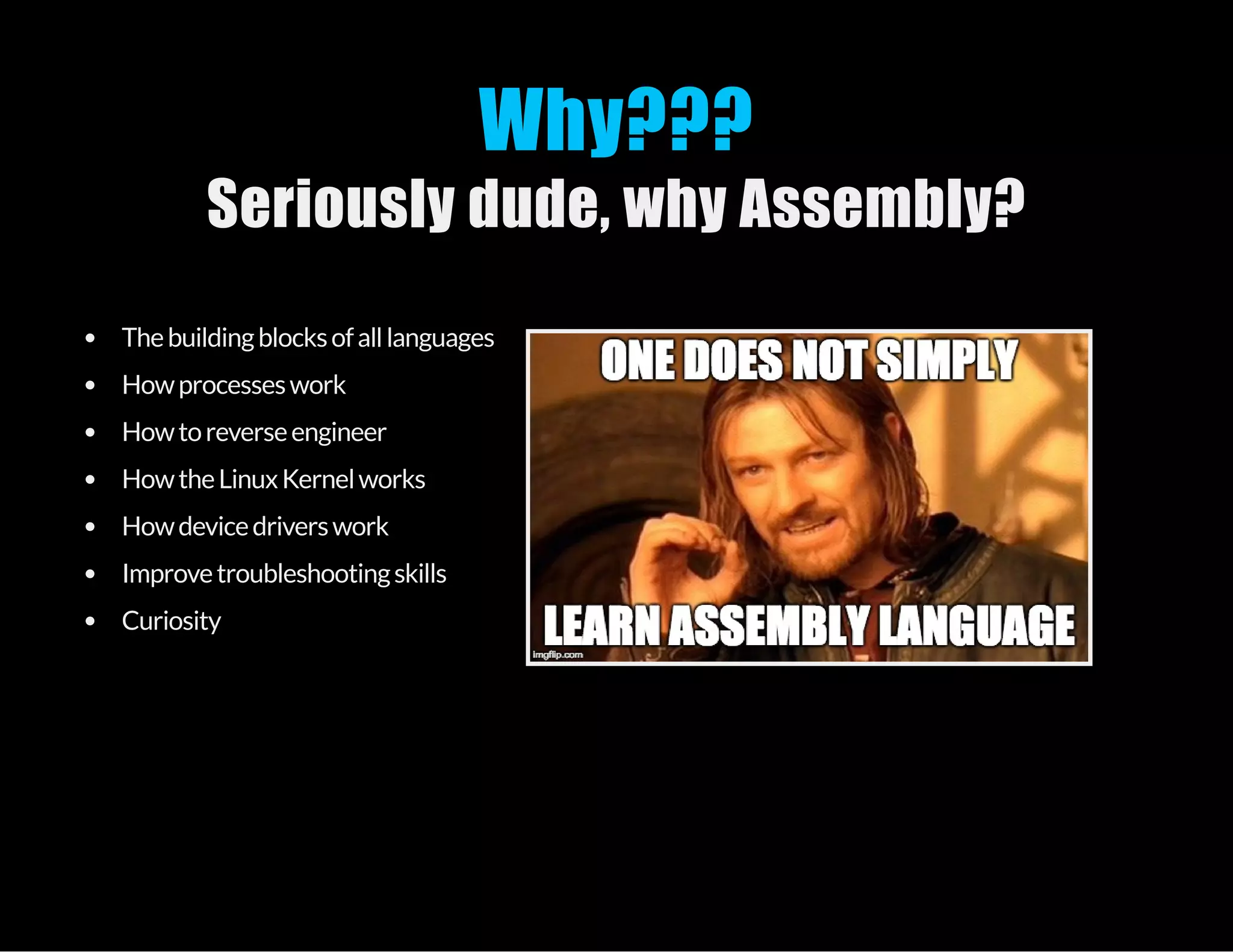 Creating a Fibonacci Generator in Assembly - by Willem van Ketwich | PPT