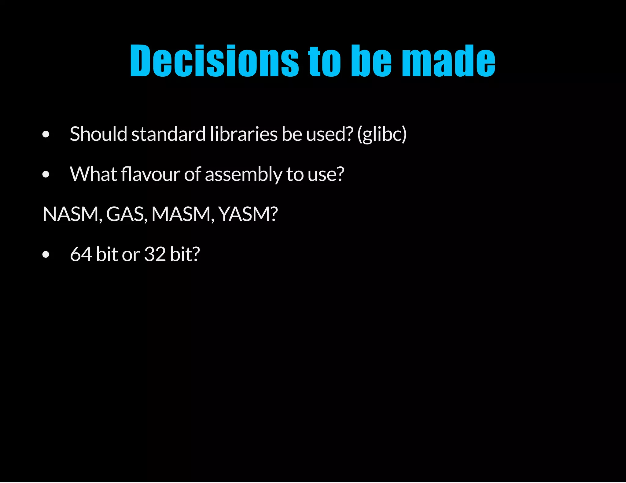 Creating a Fibonacci Generator in Assembly - by Willem van Ketwich | PPT