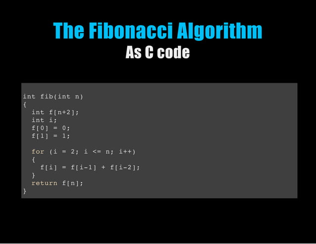 Creating a Fibonacci Generator in Assembly - by Willem van Ketwich | PPT