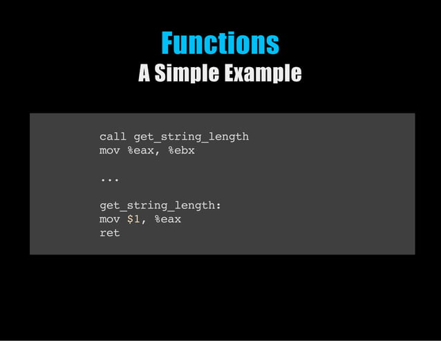 Creating a Fibonacci Generator in Assembly - by Willem van Ketwich | PPT