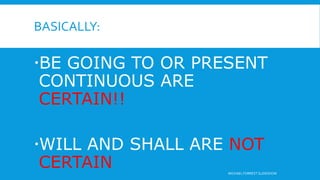 Will vs be going to | PPTX