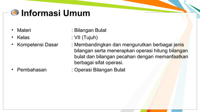 Bilangan Bulat dan Operasinya | PPT