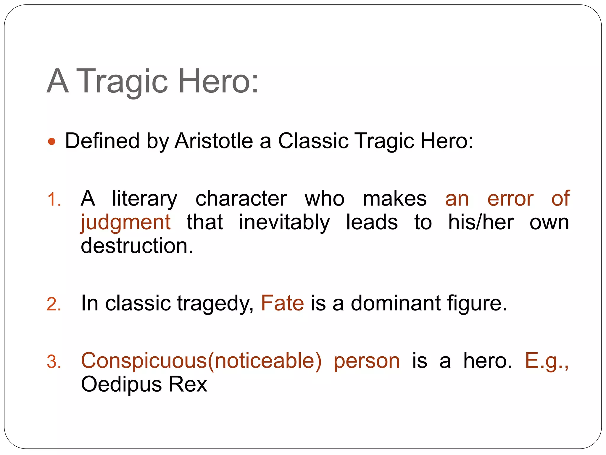 Willy loman as a modern tragic hero | PPT | Free Download