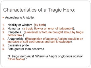 Willy loman as a modern tragic hero | PPT