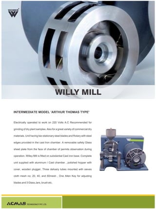 Willy Mill By ACMAS Technologies Pvt. Ltd. | PDF | Free Download