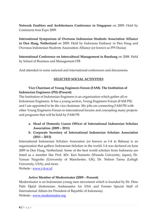 CV Willy Sakareza | PDF
