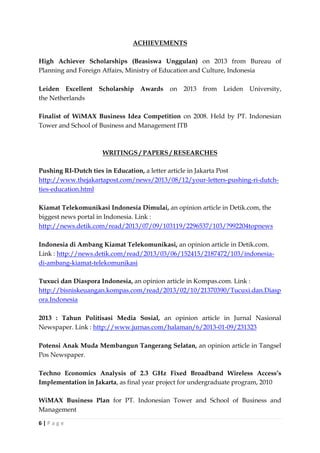 CV Willy Sakareza | PDF