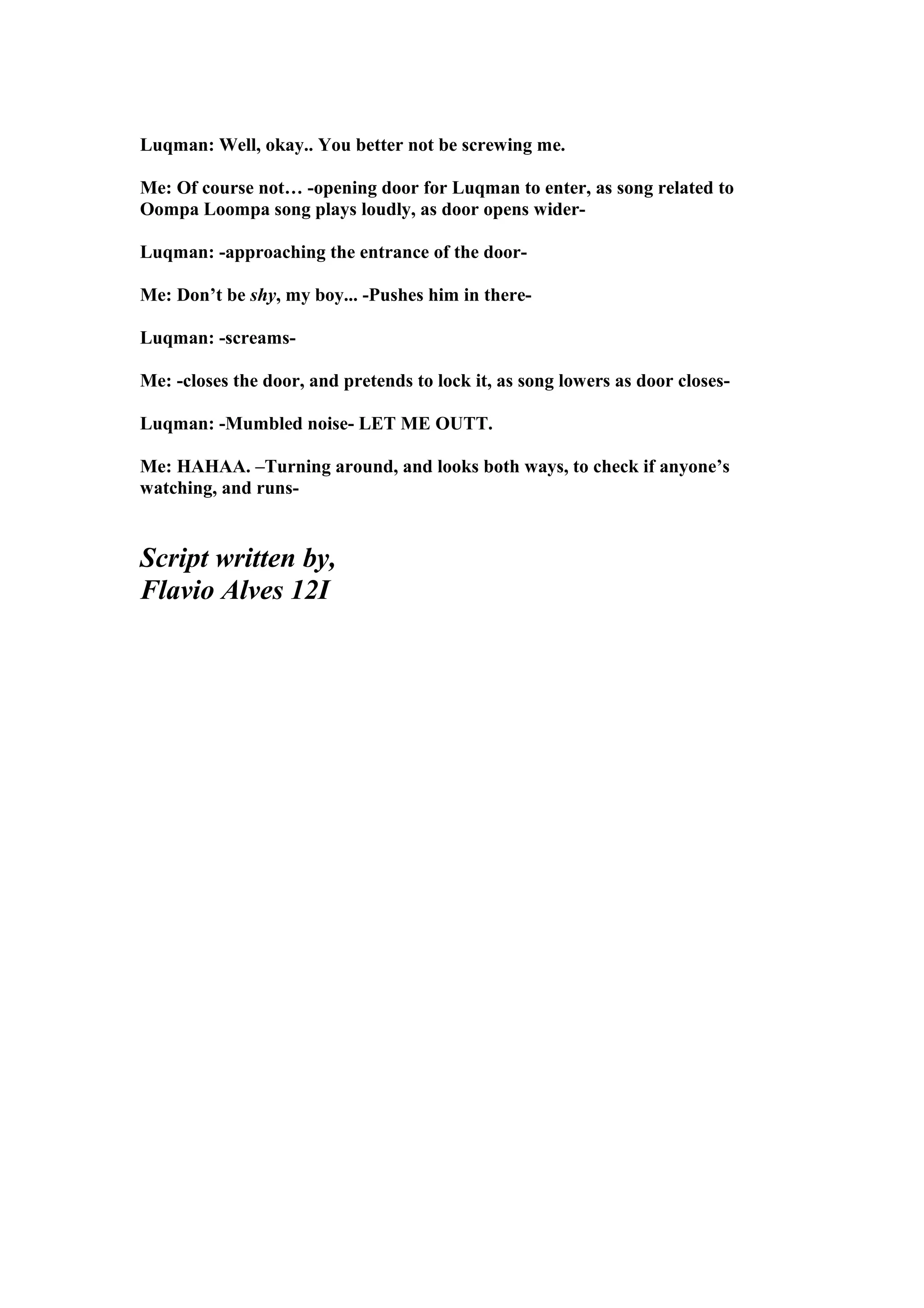Willy Wonka Script Pdf