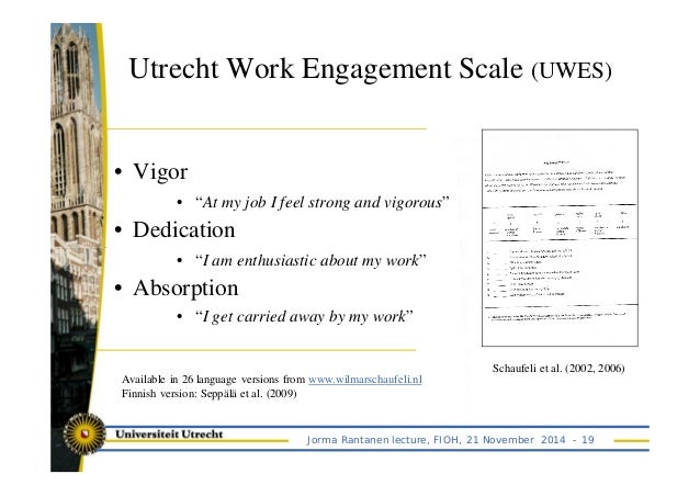 Wilmar Schaufeli: Employee Engagement