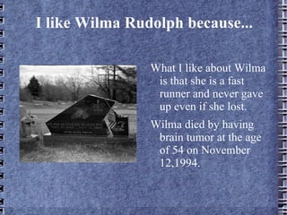 Wilma Rudolph | ODP