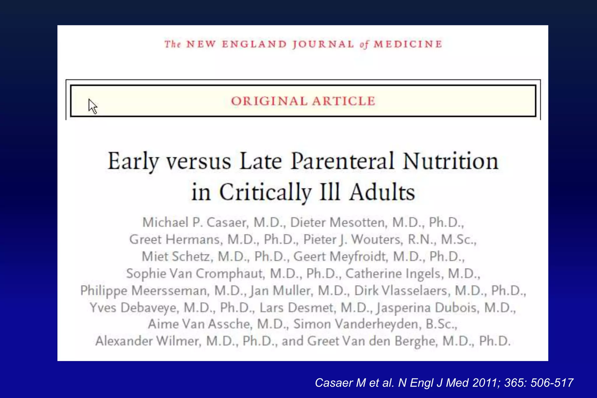 Nutrition after an ePanic attack | PPT