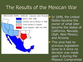 Wilmot Proviso Map 1846