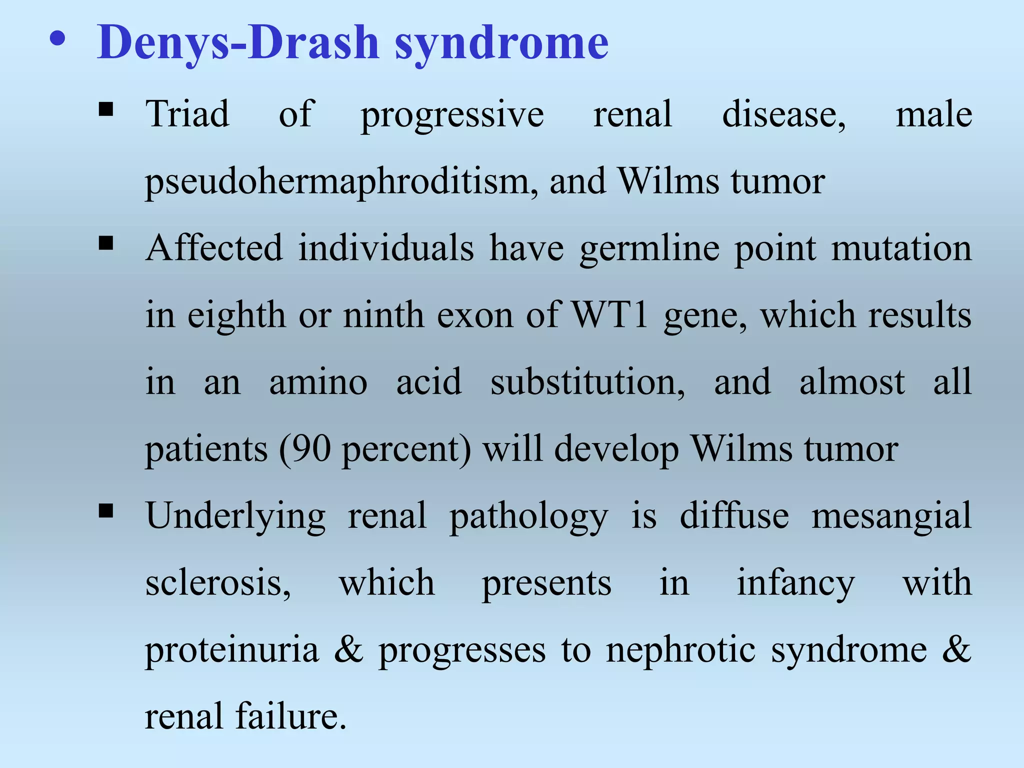 Wilm's tumor | PPT