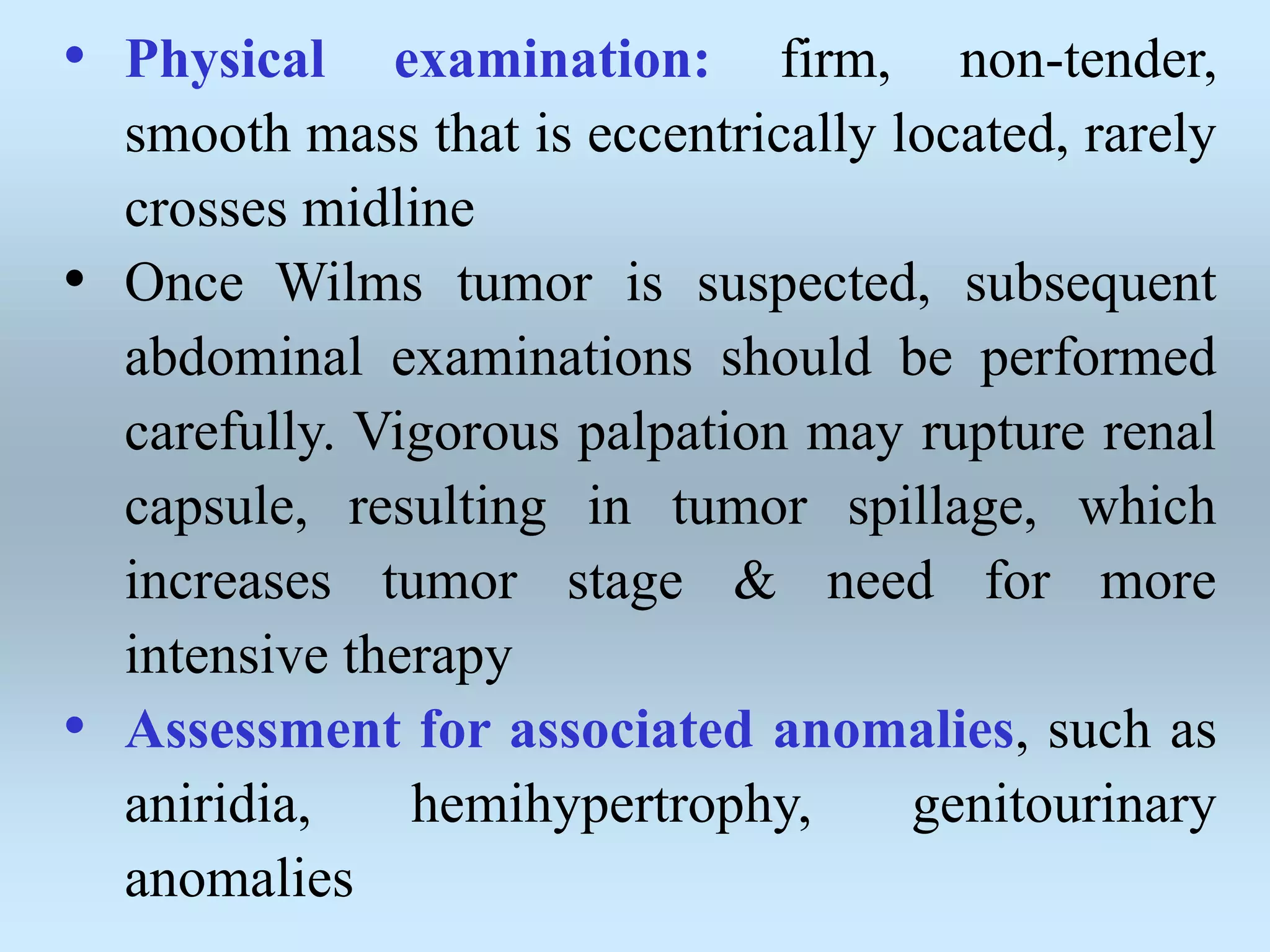 Wilm's tumor | PPT