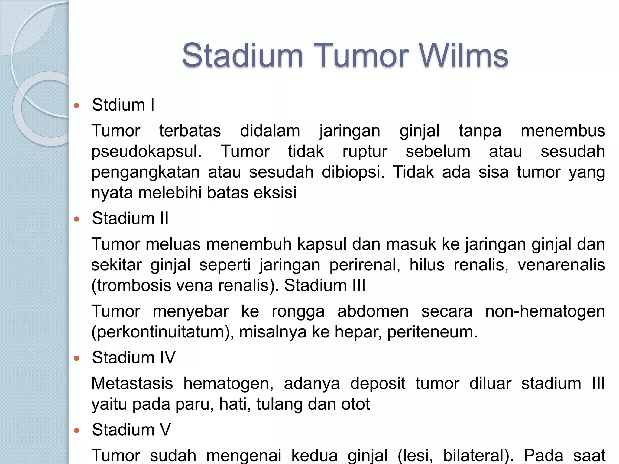 Wilms tumor | PPTX