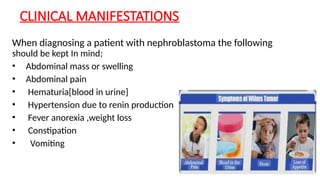 WILMS TUMOR[NEPHROBLASTOMA] . Condition in paediatric | PPTX