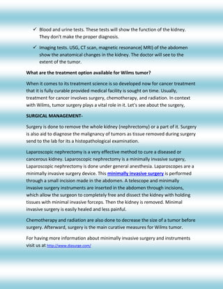 Wilm tumor | PDF