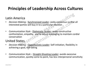 Wilner Cross-Cultural Leadership/Negotiation | PDF