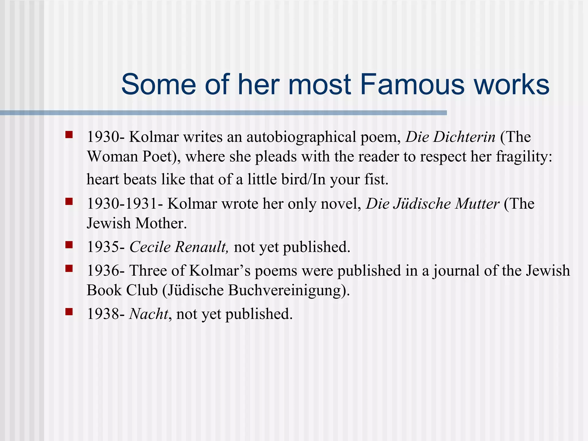 Women in Literature PPT | PPT | Poetry | Books and Literature