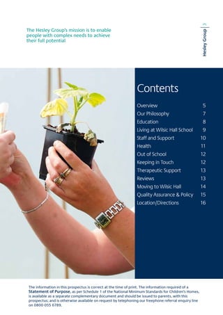 Wilsic Hall prospectus | PDF