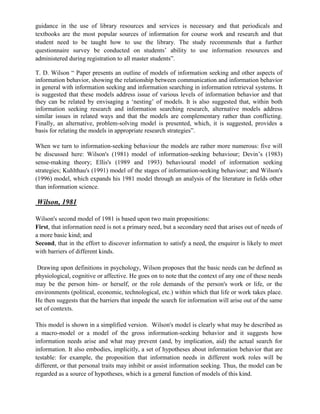 Wilson 1981 model barriers | DOCX