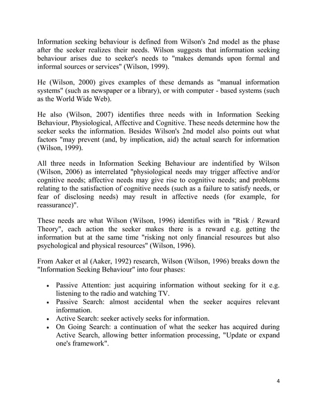 Wilson 1996 | DOCX | Search | Internet