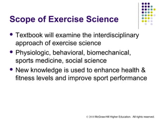 FW275 Intro to the Field of Exercise Science | PPT