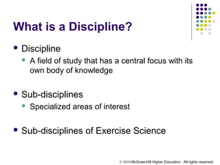 FW275 Intro to the Field of Exercise Science | PPT