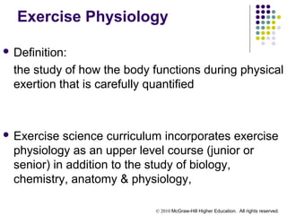 FW275 Exercise Physiology | PPT
