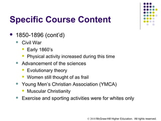 FW275 History of Exercise and Sport | PPT