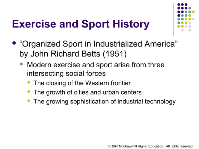 FW275 History of Exercise and Sport | PPT