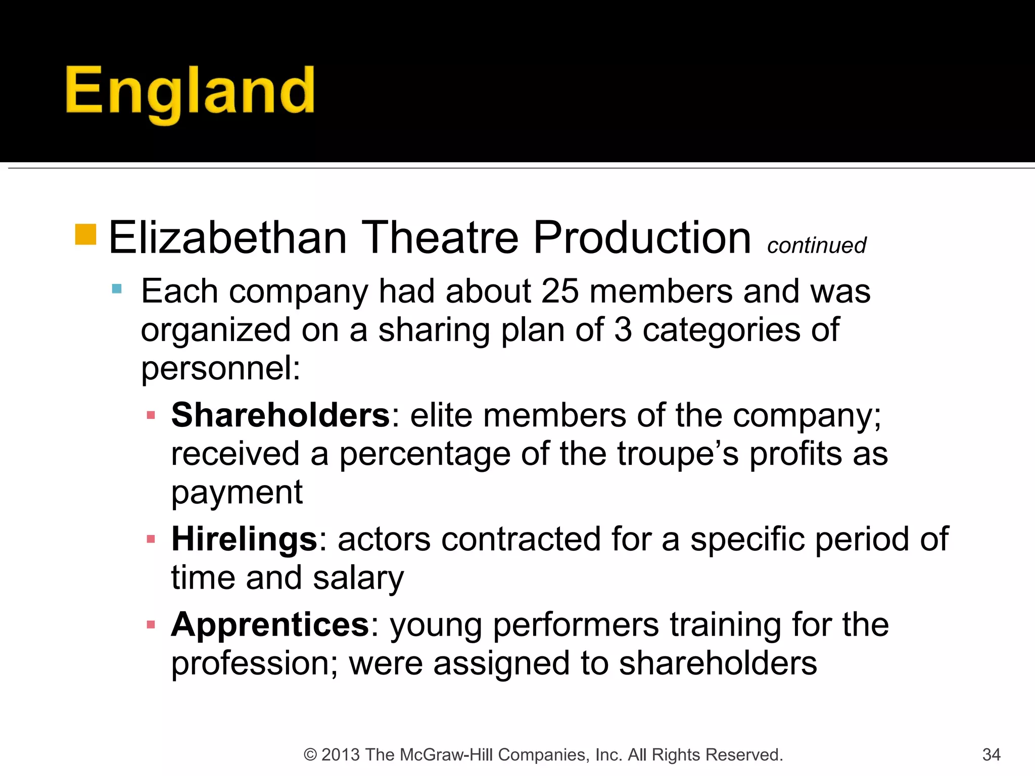 Ch 12 (8th Ed) Ch 13 (7th Ed) Renaissance Theater | PPT