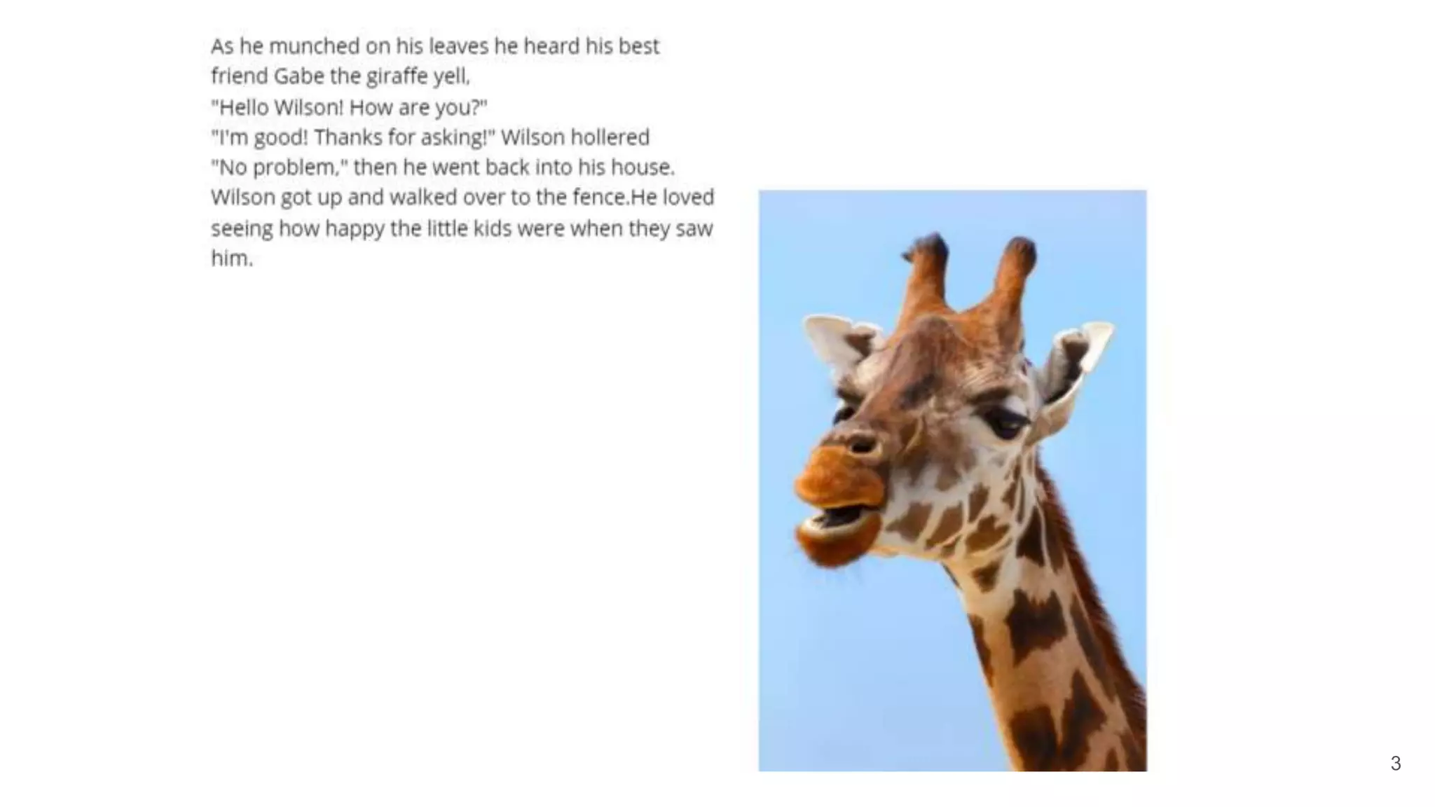 Wilson at the Zoo | PPTX