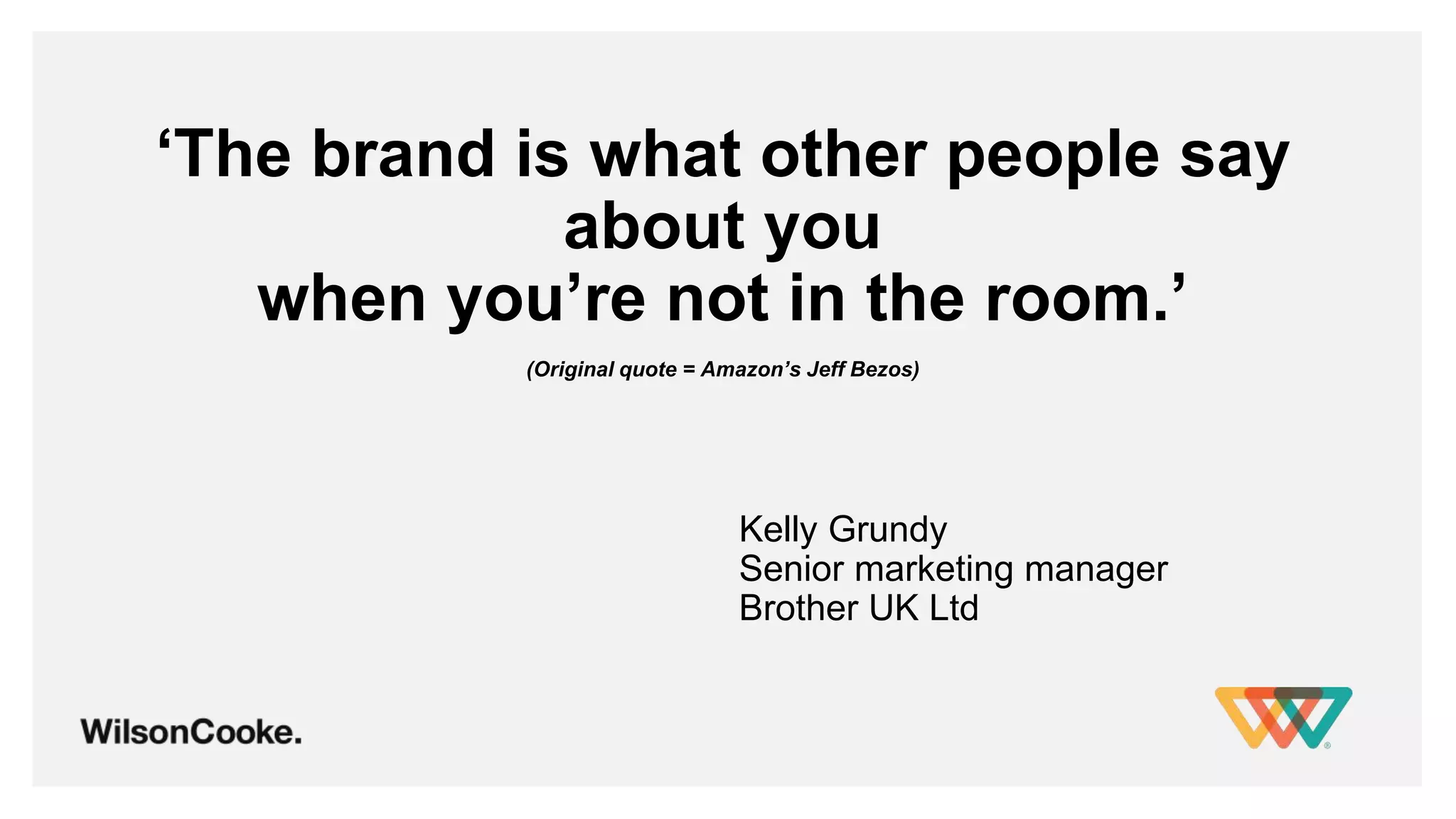 Our 7 favourite quotes about branding in B2B | PPT